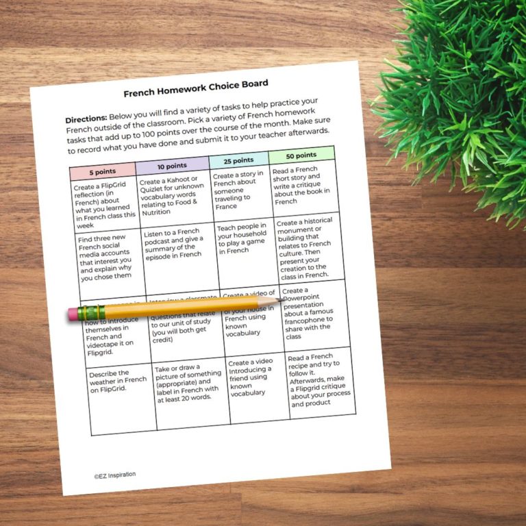 8 Amazing French Enrichment Activities for Early Finishers